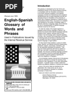 Spanish Banking Terms Glossary | PDF | Cheque | Debits And Credits