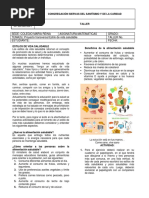 5to.a. ESTILO DE VIDA SALUDABLE. (Lectura Comprensiva | PDF | Vegetales ...