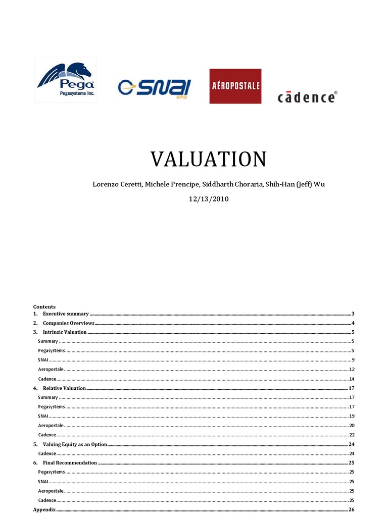 Scribd Valuation Analysis Summary | PDF | Cost Of Capital | Valuation ...