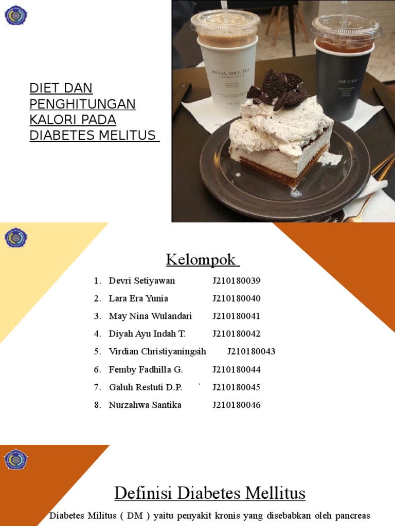 SAP KMB (Diet & Penghitungan Kalori Pada DM) | PDF