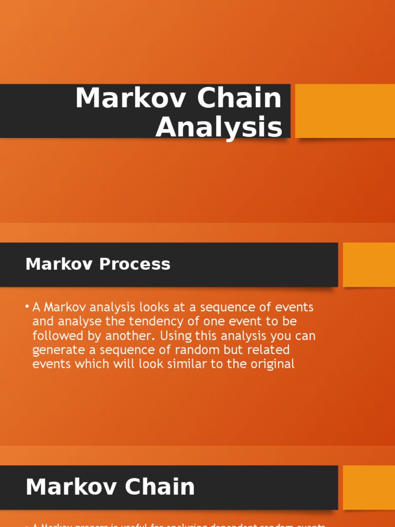 Markov Chain Analysis by Midhun N Madhav | PDF | Markov Chain ...