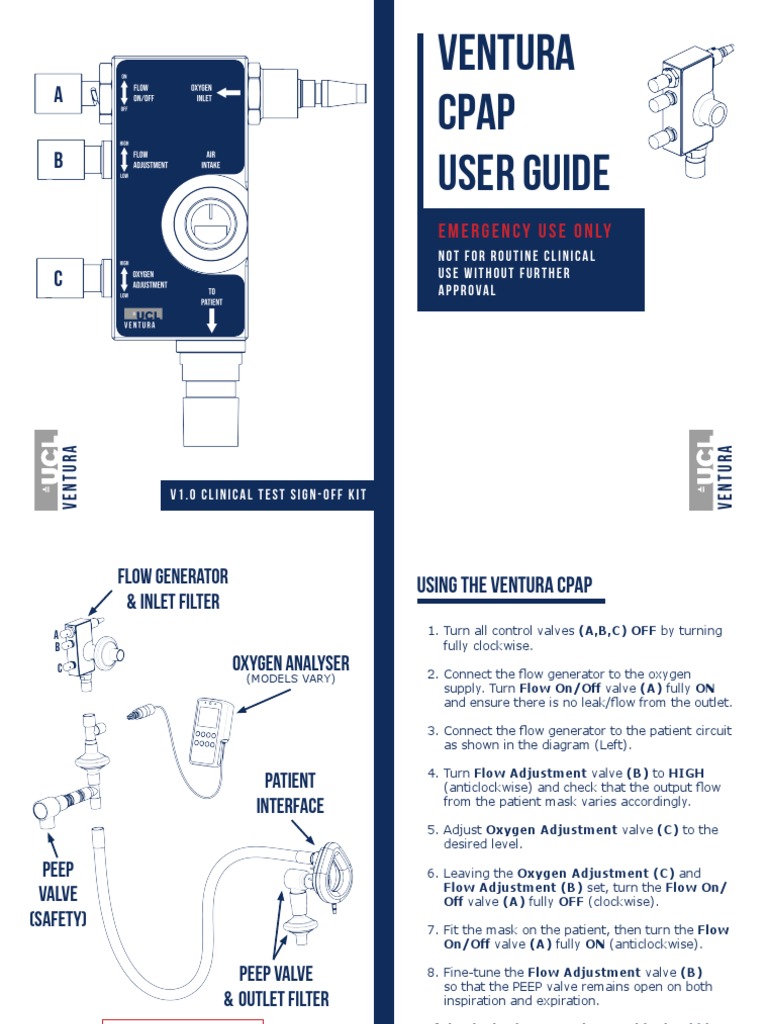 CPAP Leaflet V7-4 ClinicalTest PDF | PDF | Valve | Electrical Engineering