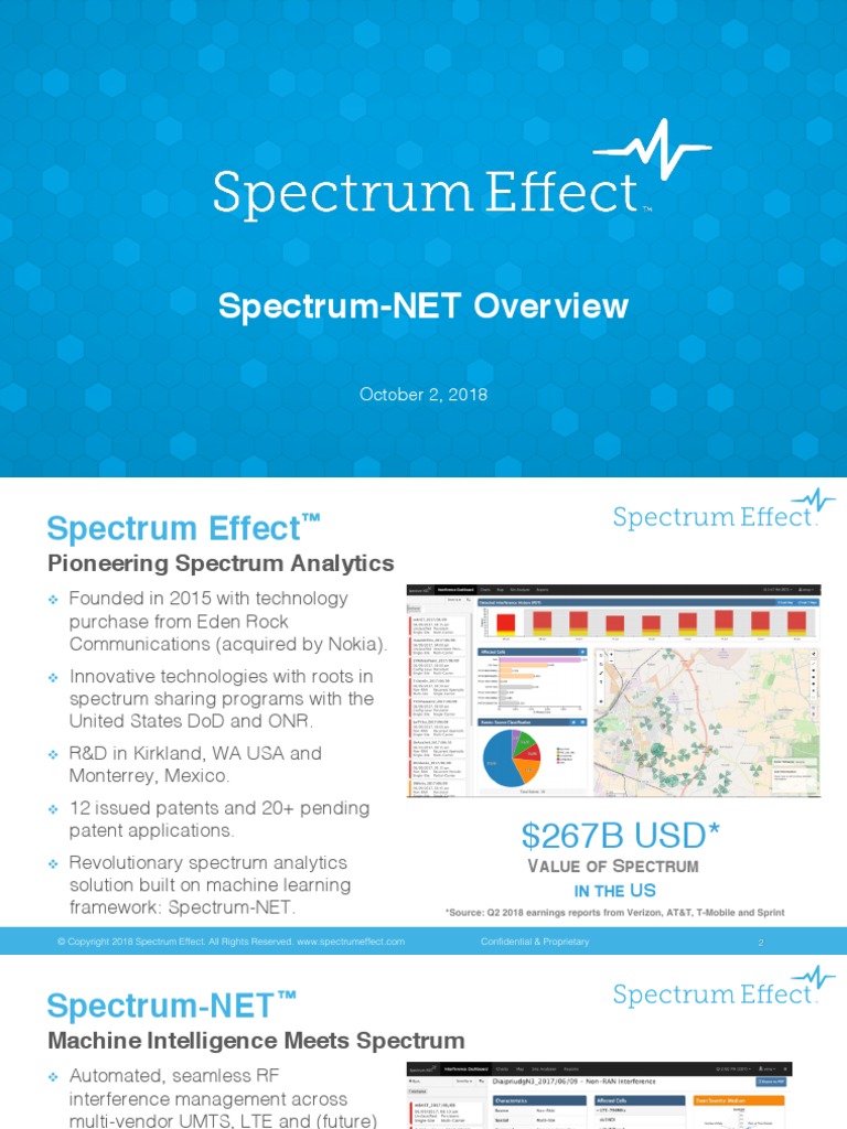 Spectrum-NET Overview Oct 2 No NDA | PDF | Statistical Classification ...