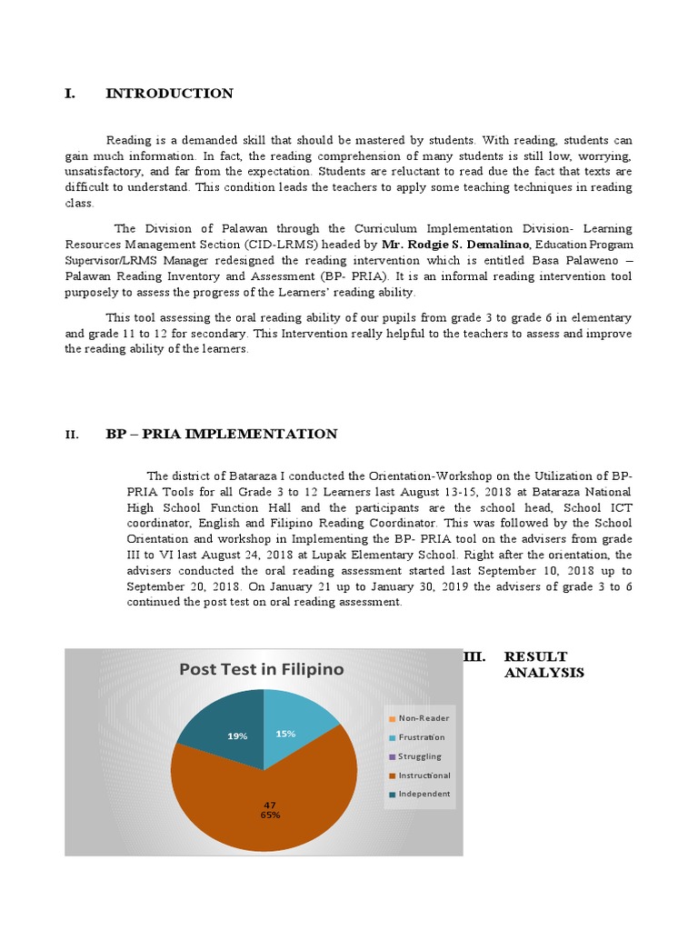 2019 Narrative | PDF | Tagalog Language | Tutor