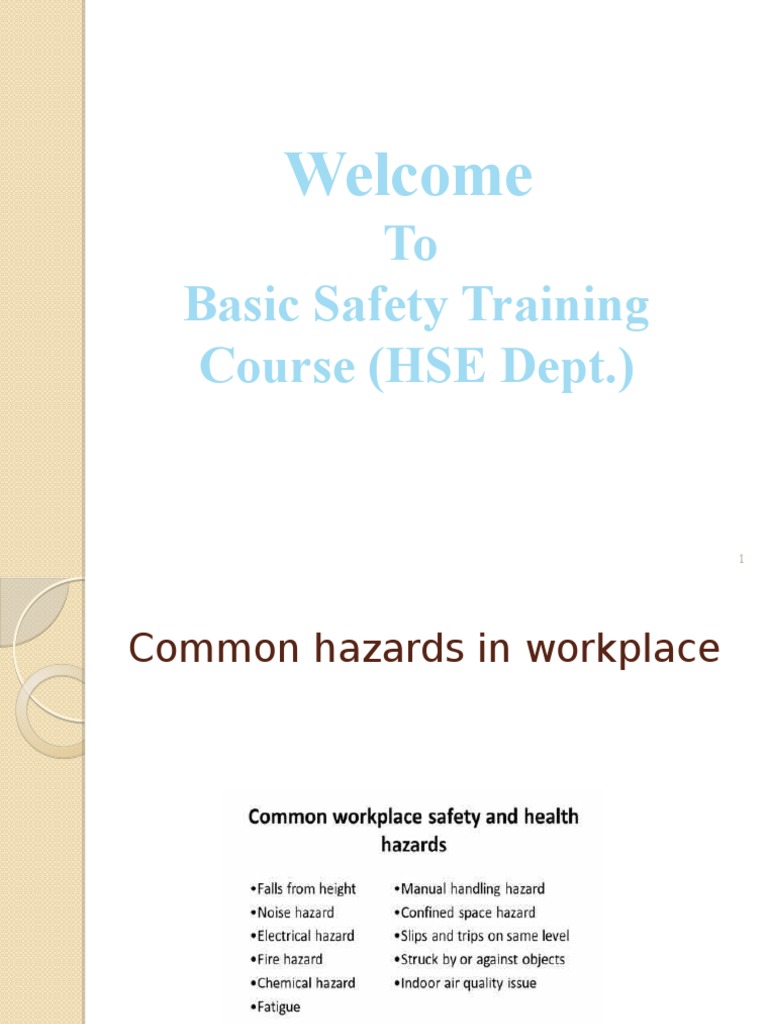 Fire Safety Training Course Overview | PDF