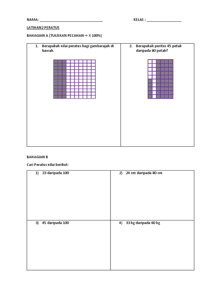 Latihan Peratus | PDF