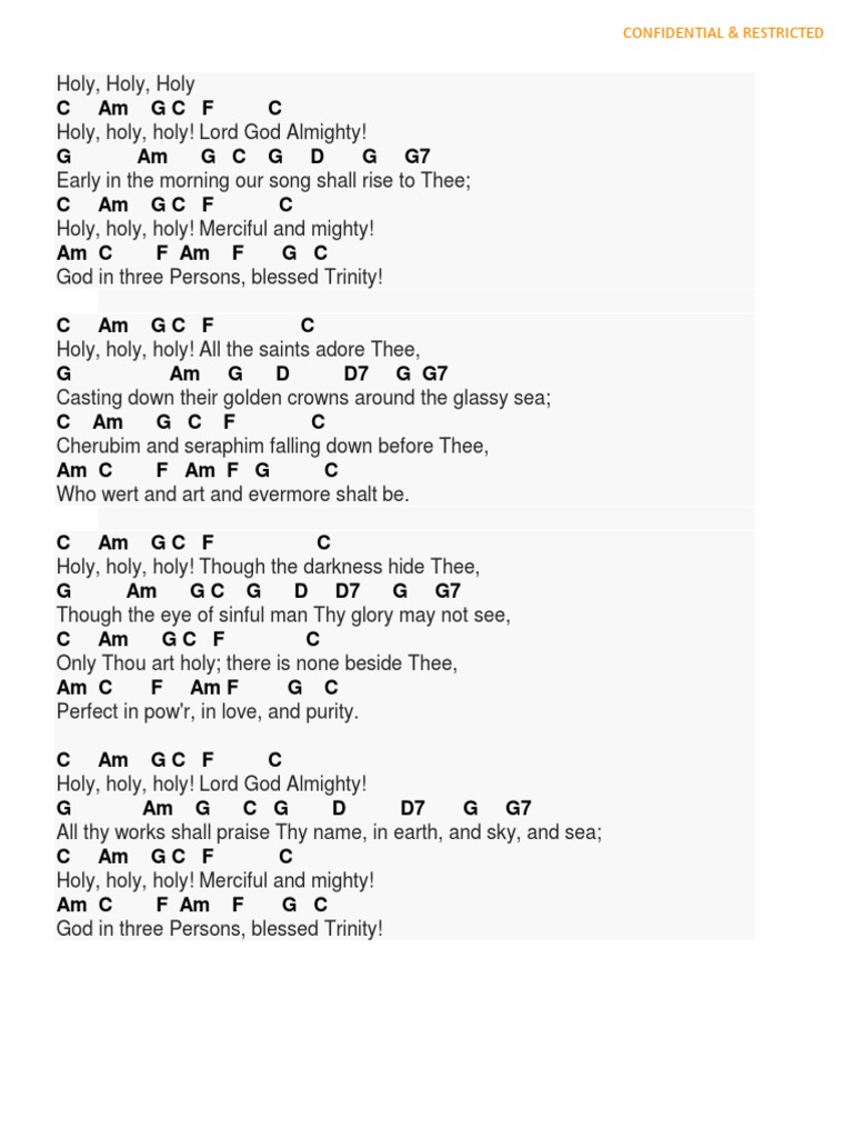 WORSHIP Song Chords | PDF | Theology