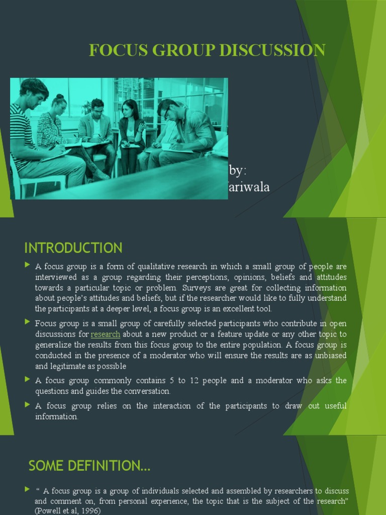 Focus Group Discussion | PDF | Focus Group | Psychological Concepts