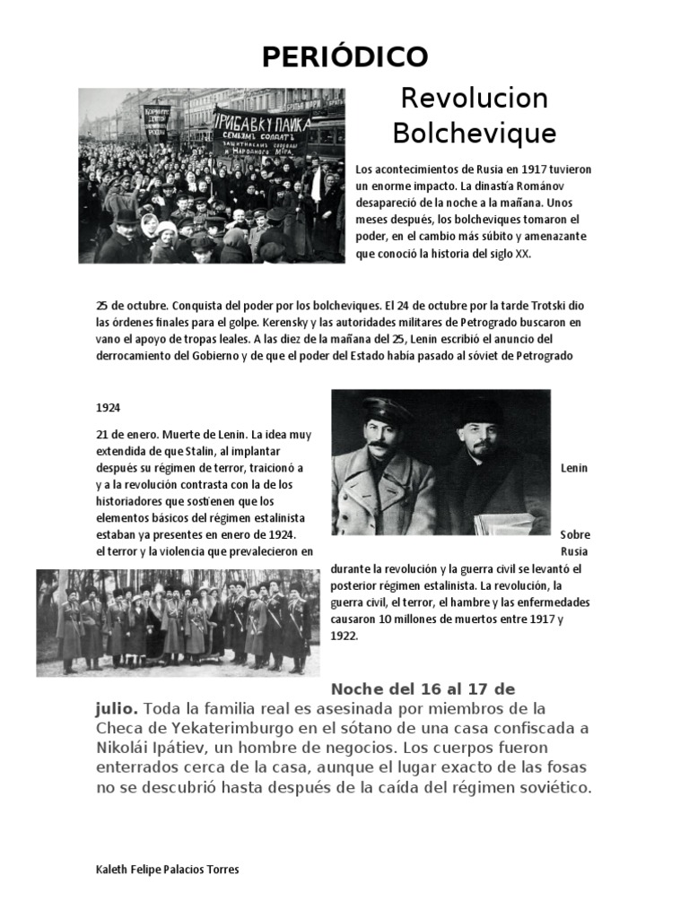 Impacto de la Revolución Bolchevique 1917 | PDF | Historia