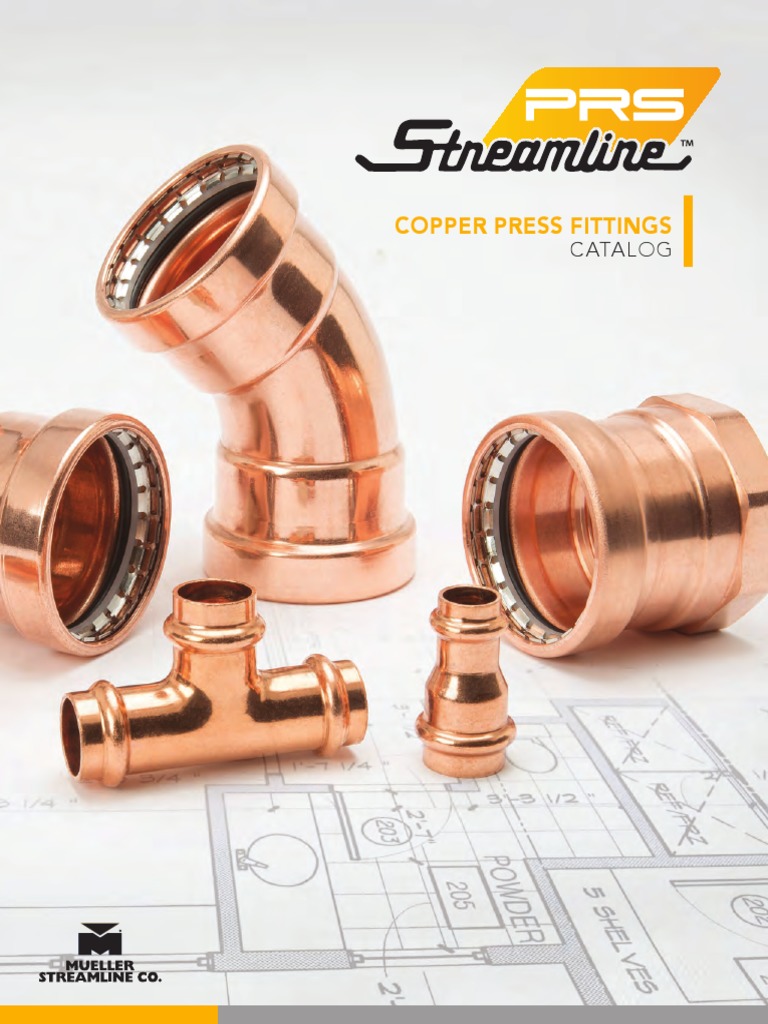 Copper Press Fittings: Catalog | PDF | Plumbing | Pipe (Fluid Conveyance)