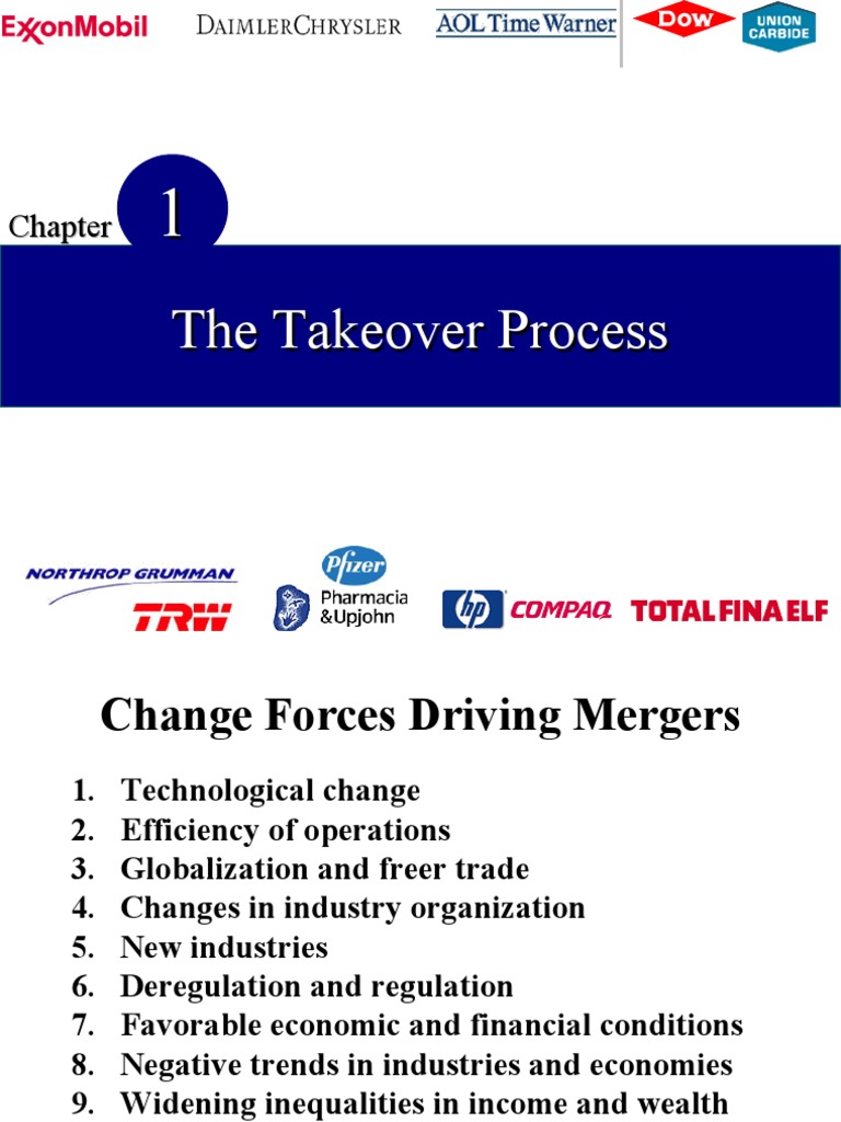 The Takeover Process | PDF | Mergers And Acquisitions | Corporations
