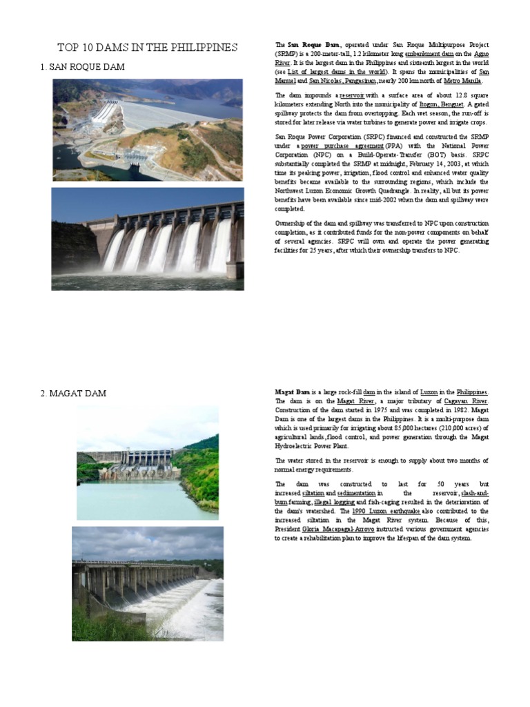 The Largest Dam in the Philippines: An Overview of the San Roque Dam ...