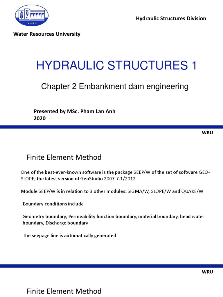 CHAPTER2.Embankment Dam engineering-GEO | PDF | Civil Engineering ...