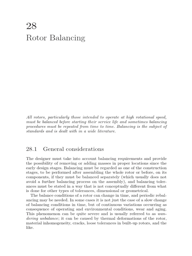 Rotor Balancing Techniques Guide | PDF | Turbine | Applied And Interdisciplinary Physics