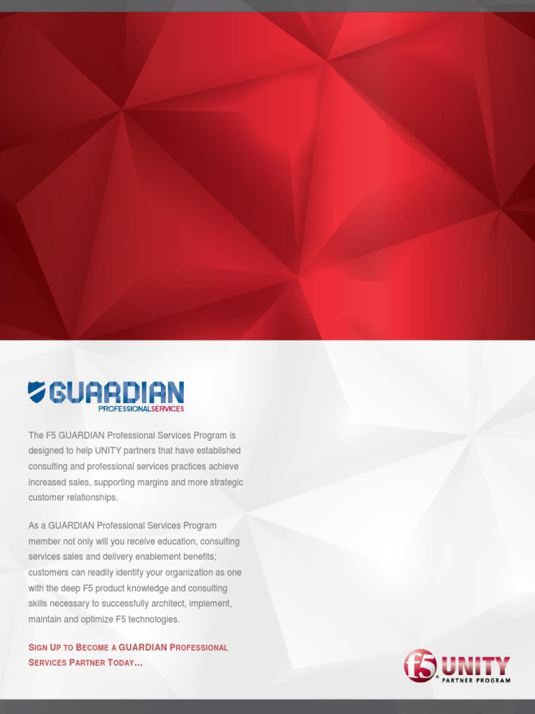 Program - GUARDIAN Professional Services - Brochure - July 2015 | PDF ...