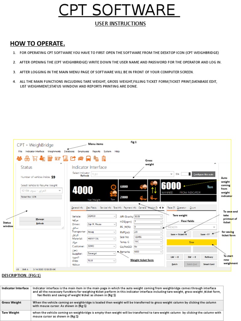 CPT Software.. | PDF | Graphical User Interfaces | Menu (Computing)