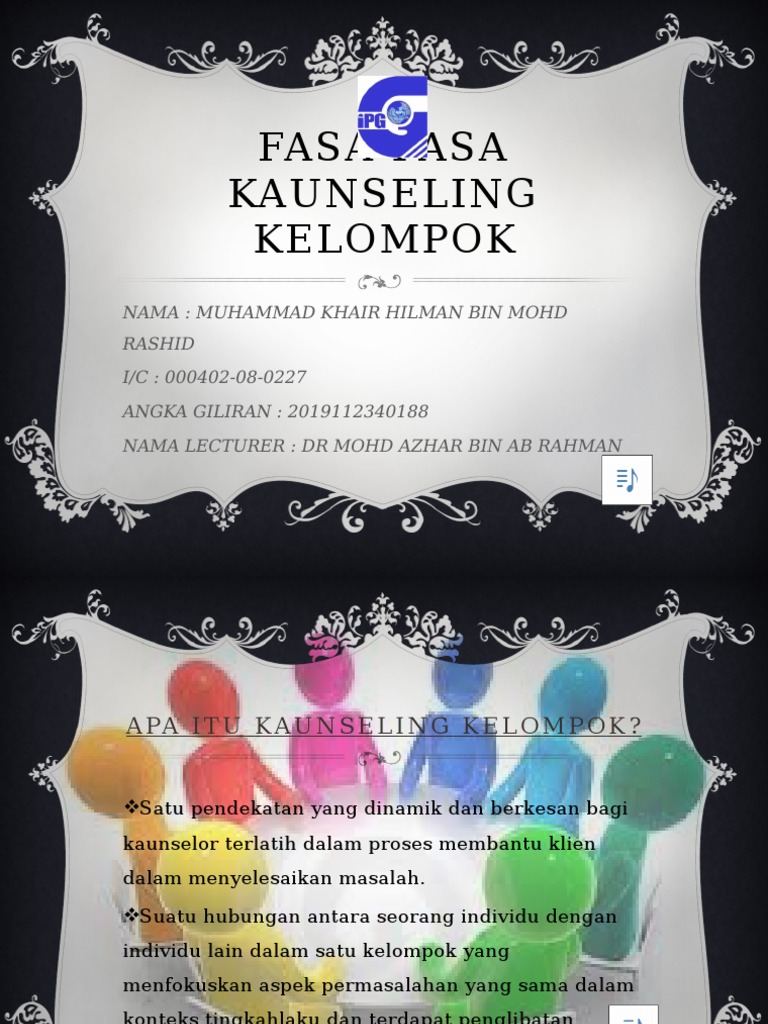 Fasa-Fasa Kaunseling Kelompok | PDF
