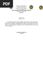 Award For Work Immersion | PDF | Domestic Policy | Education Policy