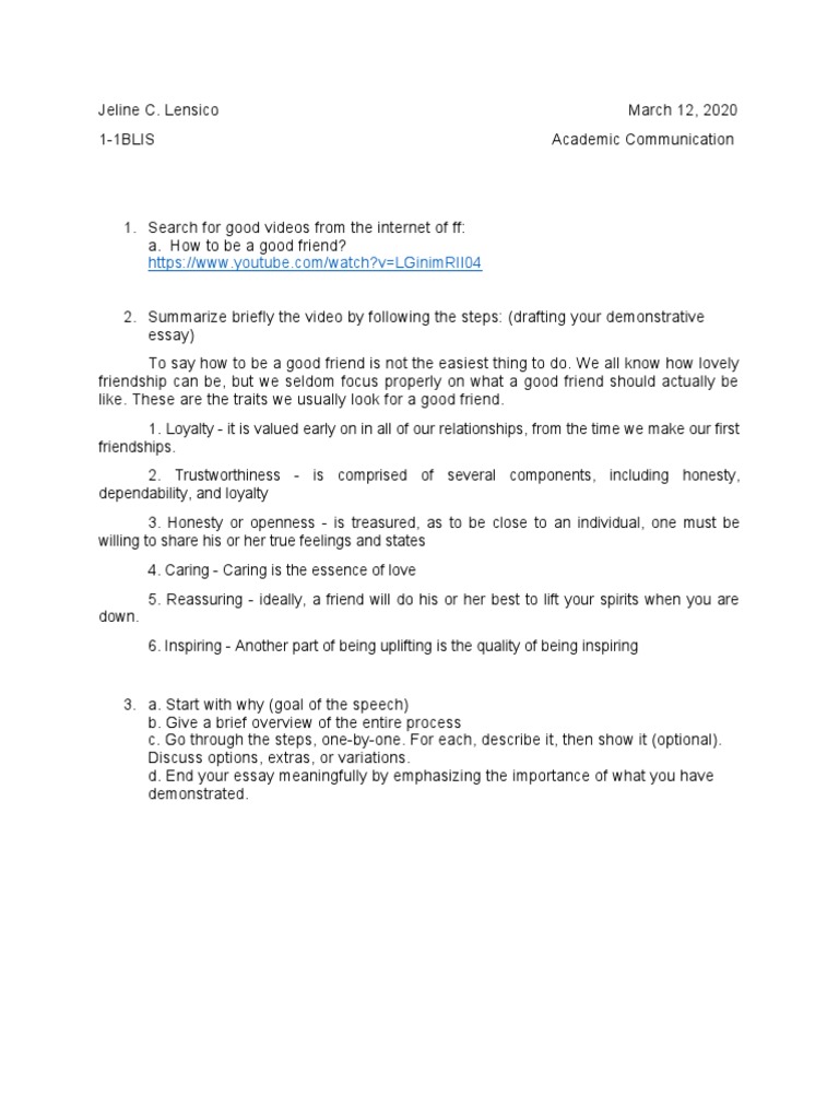 How To Be A Good Friend | PDF | Friendship | Love