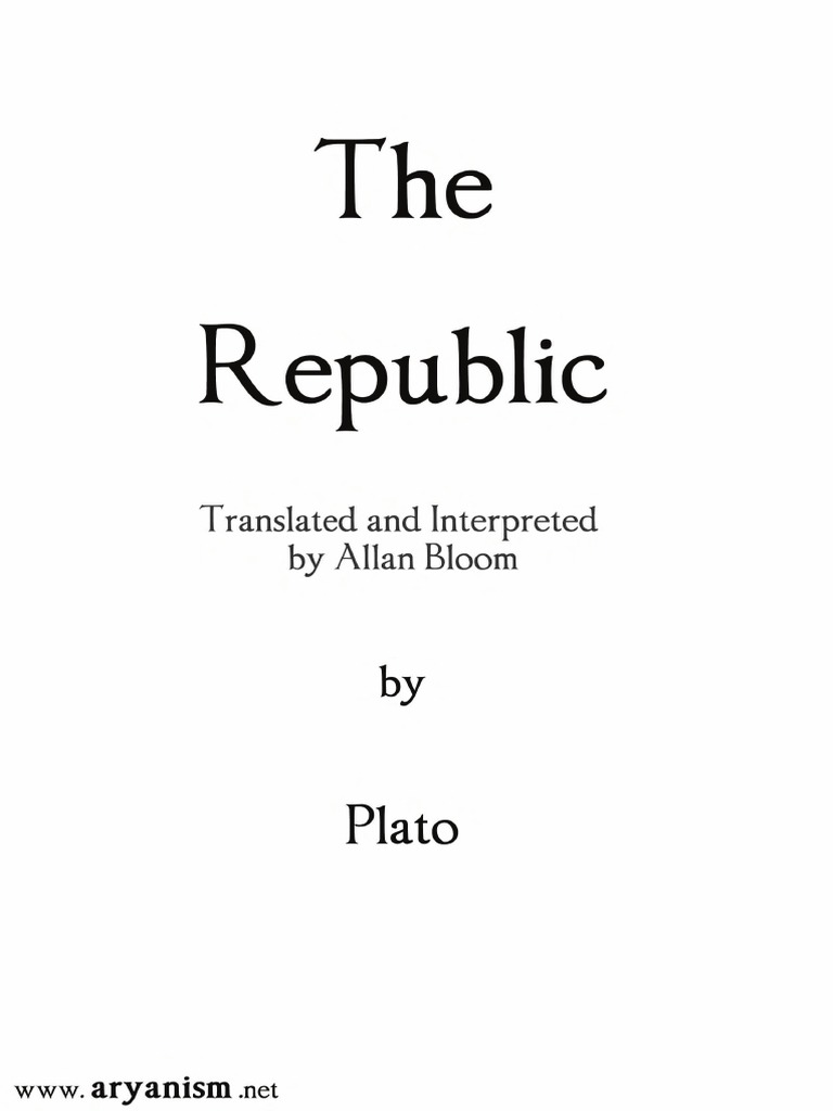 Plato Republic Pdf Pdf