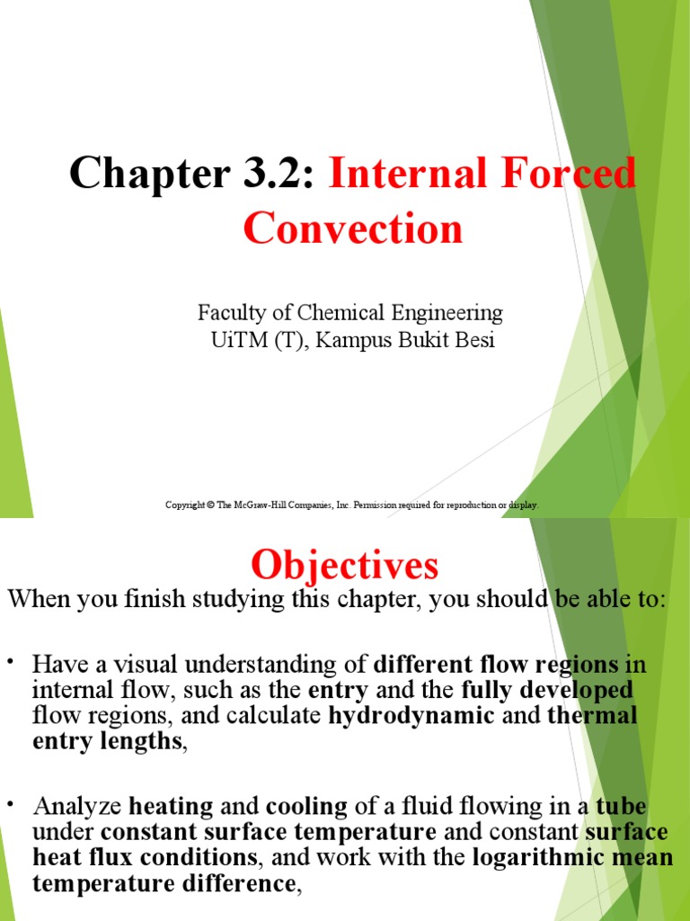 Chapter - 3.2 - Finale Internal Forced Convection | PDF | Boundary Layer | Fluid Dynamics