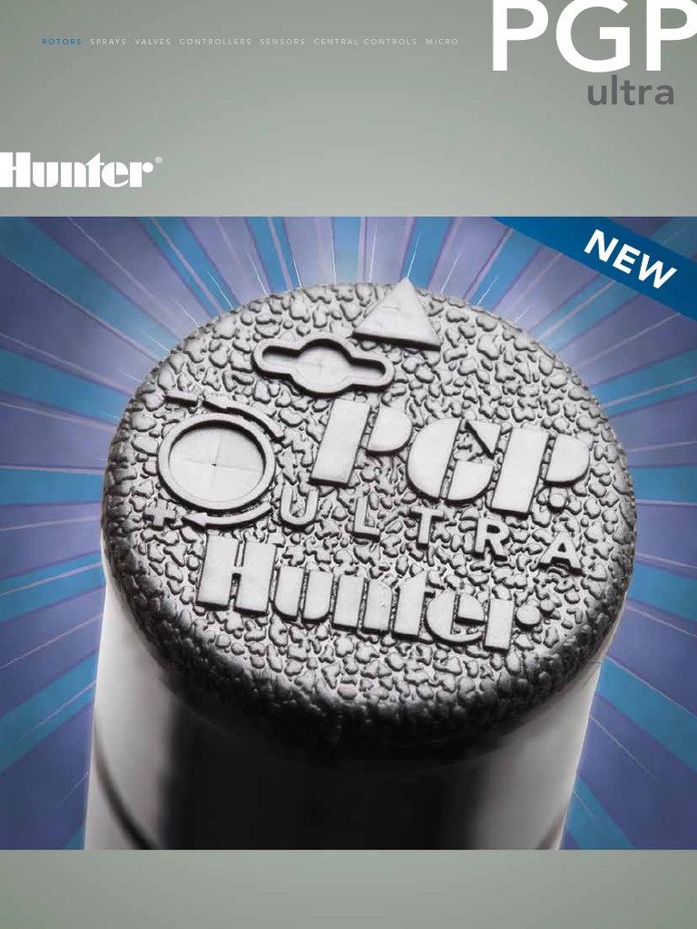 Hunter PGP Ultra Rotor Features Guide | PDF | Manufactured Goods ...