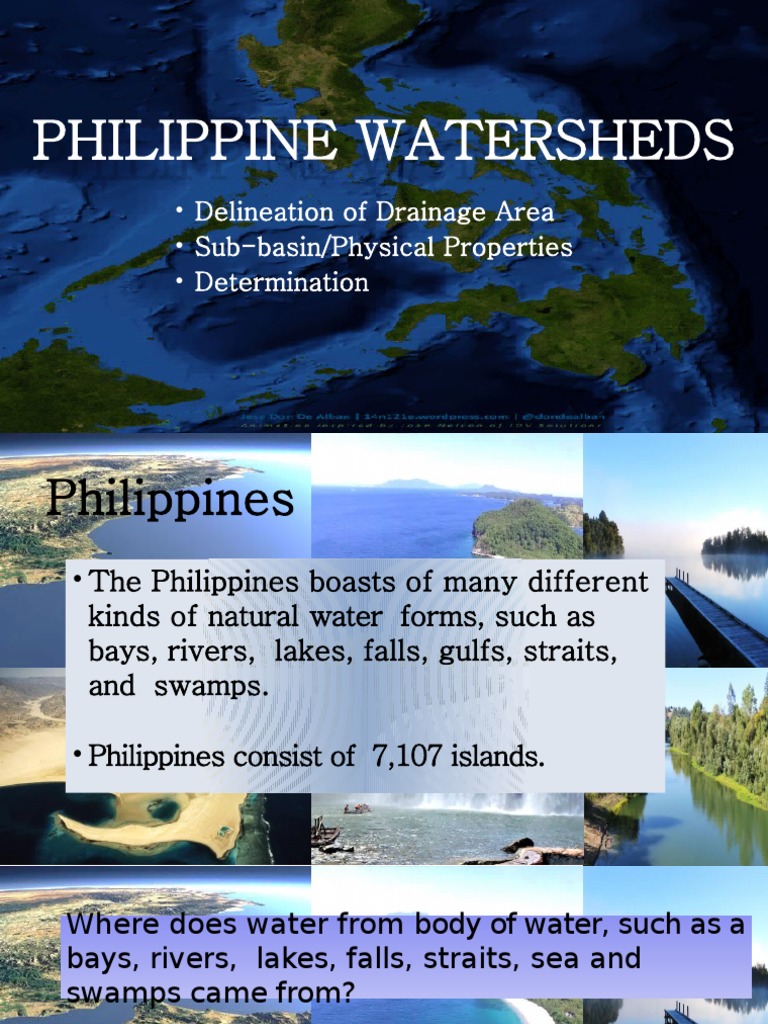 Philippine Watersheds | PDF | Drainage Basin | Bodies Of Water