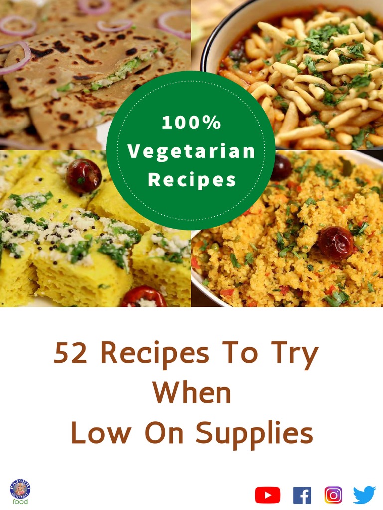 52 Easy Vegetarian Recipes | PDF