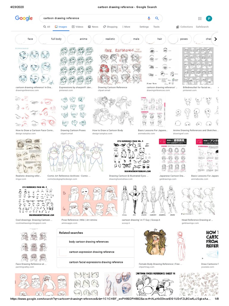 Cartoon Drawing Reference - Google Search | PDF | Cartoon | Animation