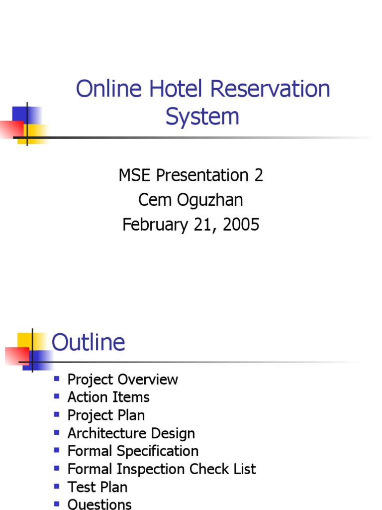 Hotel-Reservation System Presentation | PDF