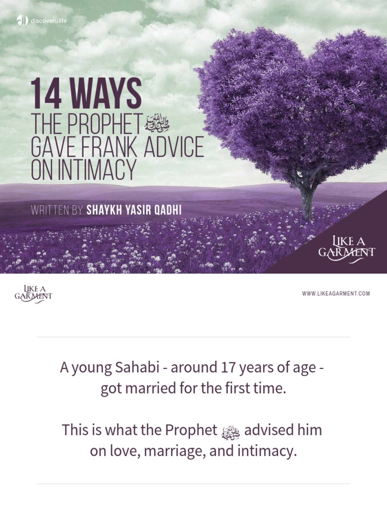 14 Ways: The Prophet Gave Frank Advice On Intimacy | PDF | Hadith ...