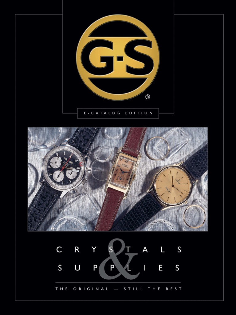G-S Watch Crystal Catalog Overview | PDF | Fashion Accessories | Watch