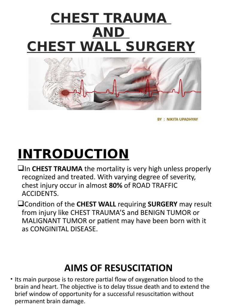 Chest Trauma and Chest Wall Surgery Guide | PDF | Thorax | Lung