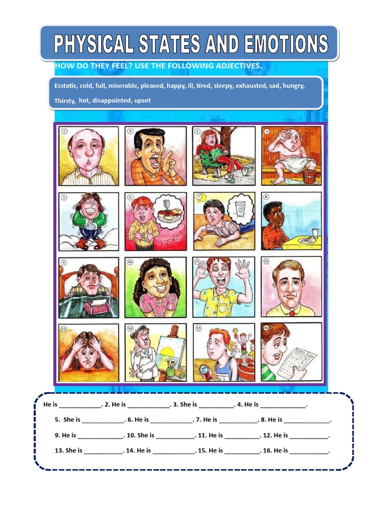 Physical States and Emotions | PDF