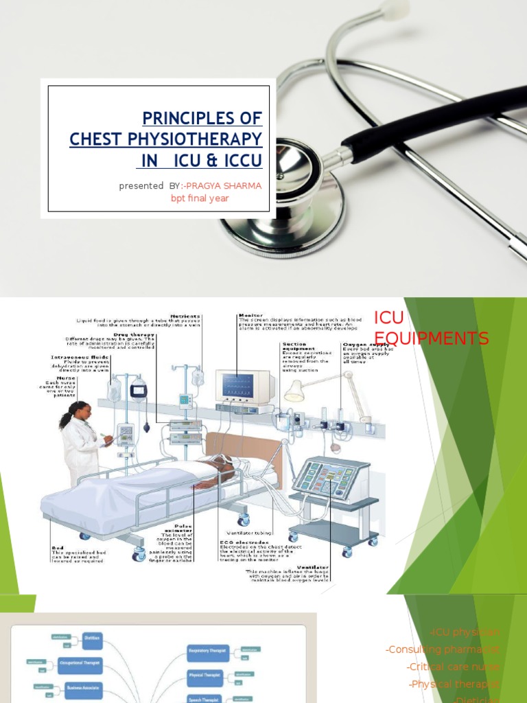 ICU Chest Physiotherapy Principles | PDF | Breathing | Lung