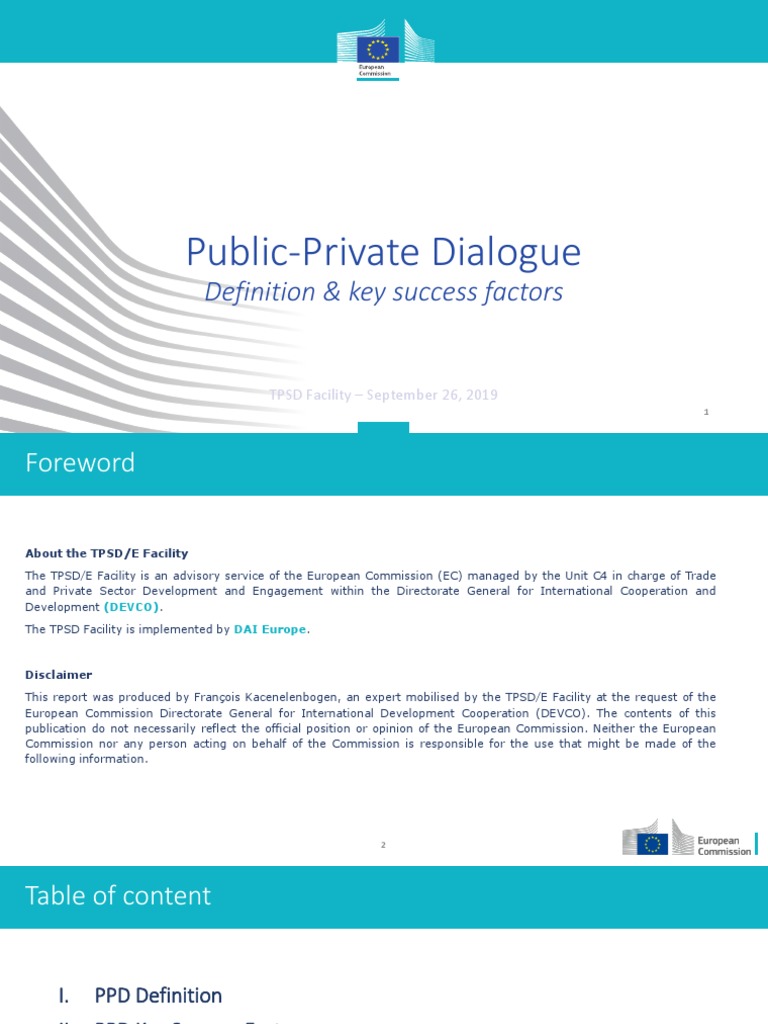 PPD Definitions and Best Practices | PDF | Private Sector Development ...