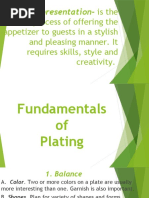 Guidelines For Plating Food | PDF | Garnish (Food) | Sauce