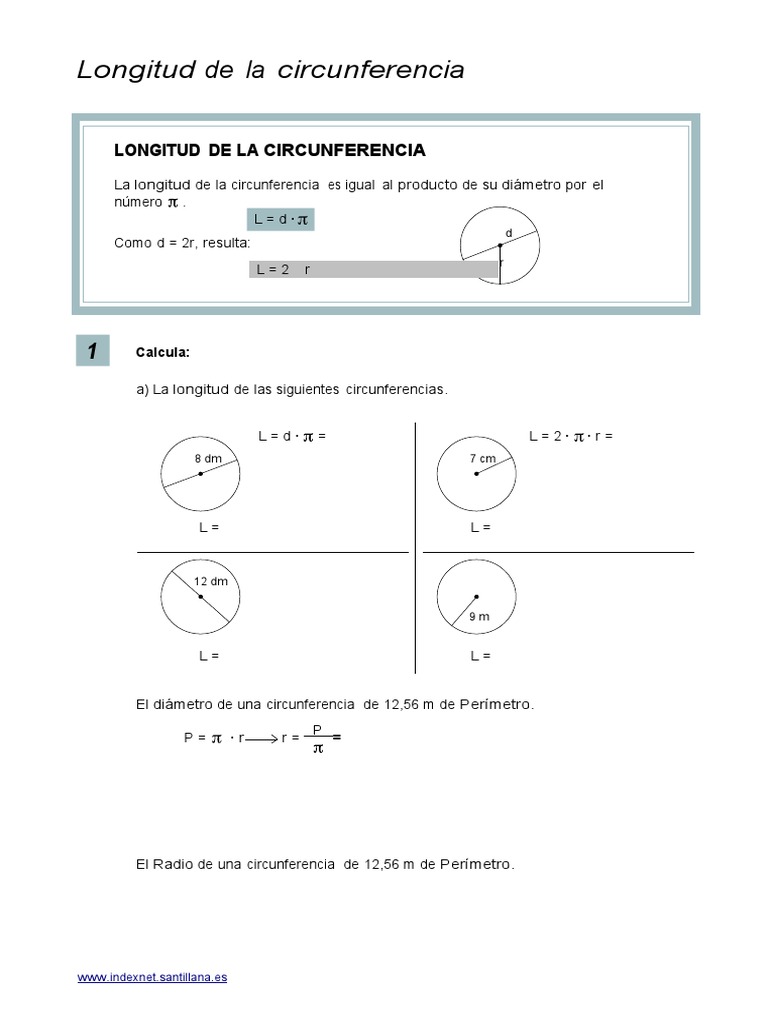 Perimetro Circunferencia | PDF | Métodos y materiales de enseñanza