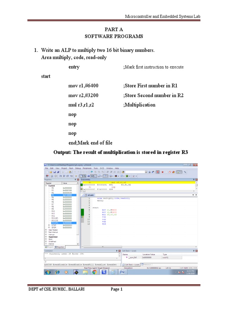 Microcontroller Lab Software MANUAL | PDF | Embedded System ... Microcontroller Lab Software MANUAL | PDF | Embedded System ...