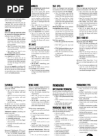 Monster of The Week Hunter Reference Sheets 2.0 | PDF