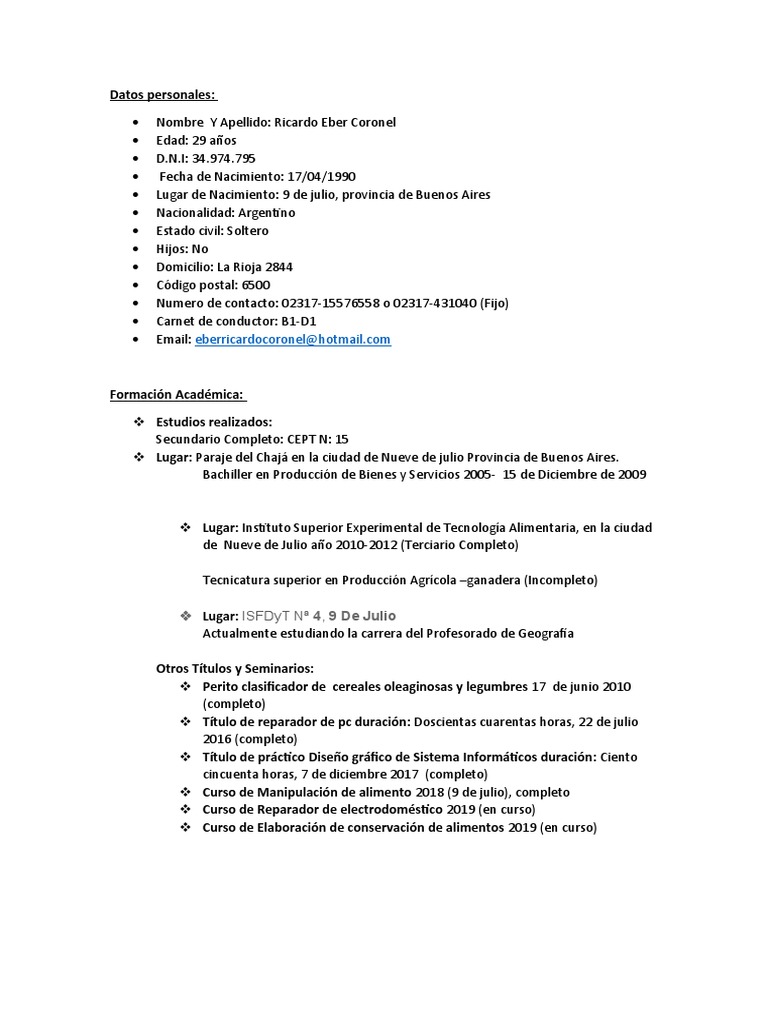 Curriculum 2019 | PDF