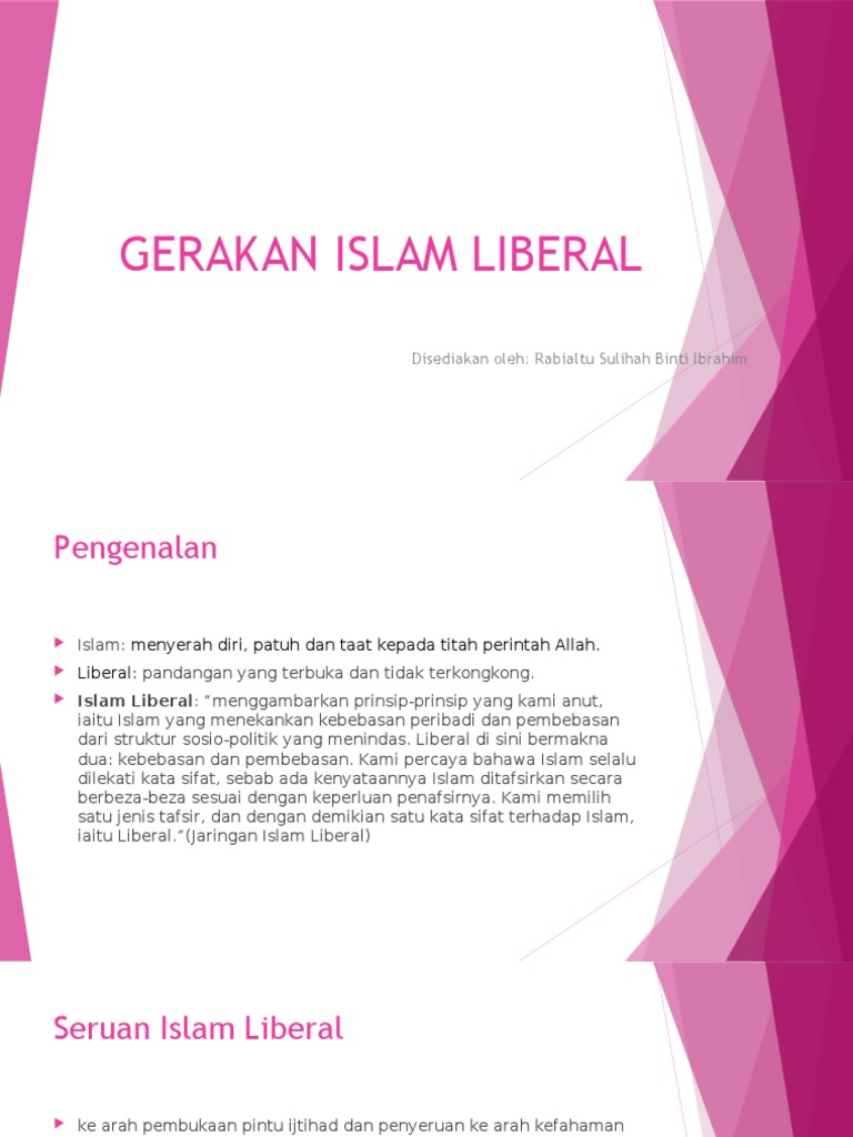 Gerakan Islam Liberal | PDF