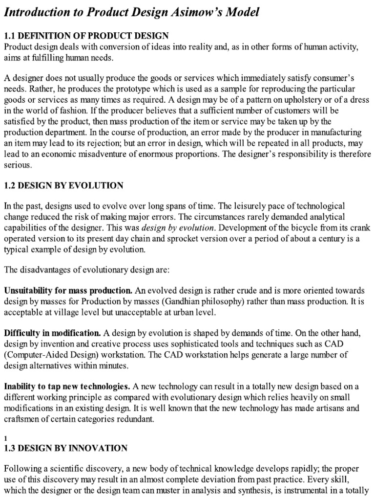 Basics of Product Design | PDF