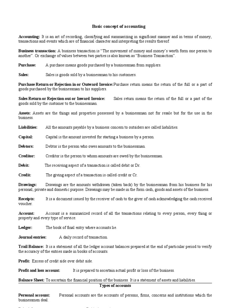 Tally Notes | Debits And Credits | Expense