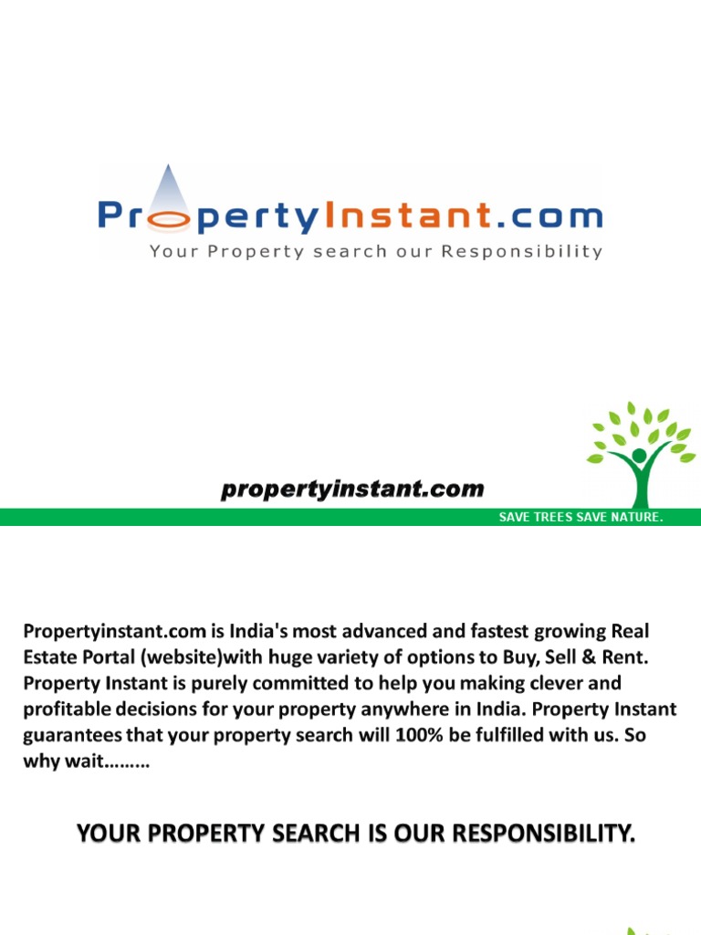 Save Trees with Effective Property Ads | PDF | Advertising | Websites