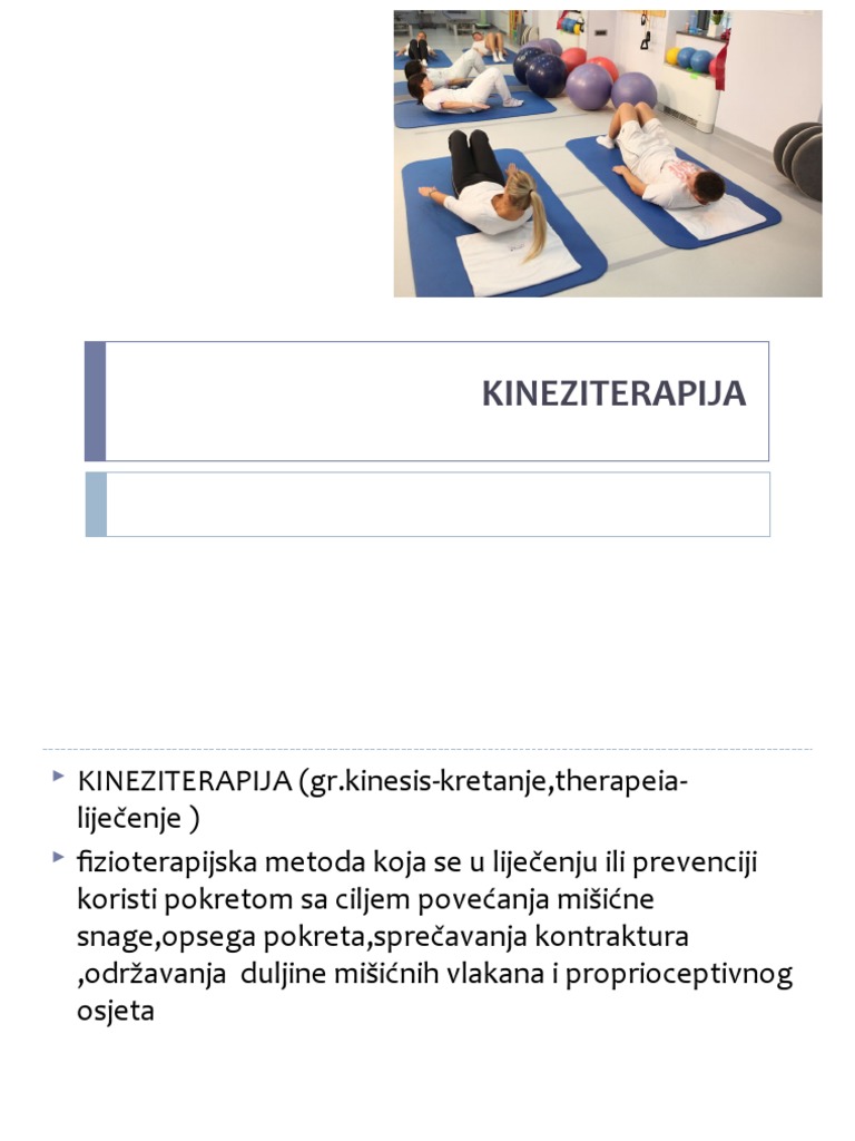 KINEZITERAPIJA Izborni | PDF