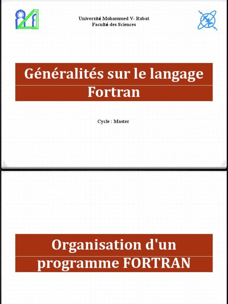 Presentation Initiation Fortran | PDF | Structure de contrôle ...