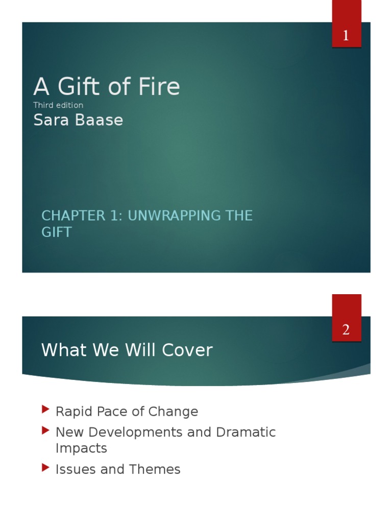 A Gift of Fire: Sara Baase | PDF | Mobile Phones | Social Networking ...