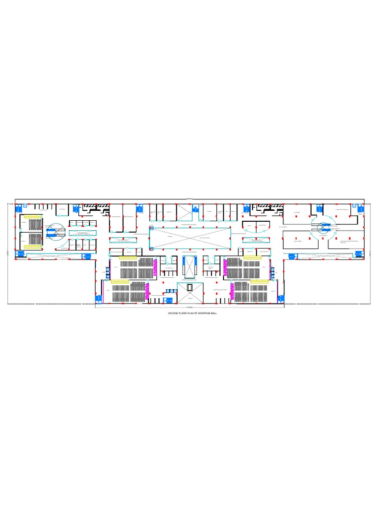 Second Floor Plan of Shopping Mall: DN DN DN DN DN DN DN | PDF ...
