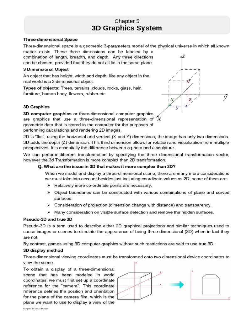 Chapter 5 PDF | PDF | 3 D Computer Graphics | Spline (Mathematics)